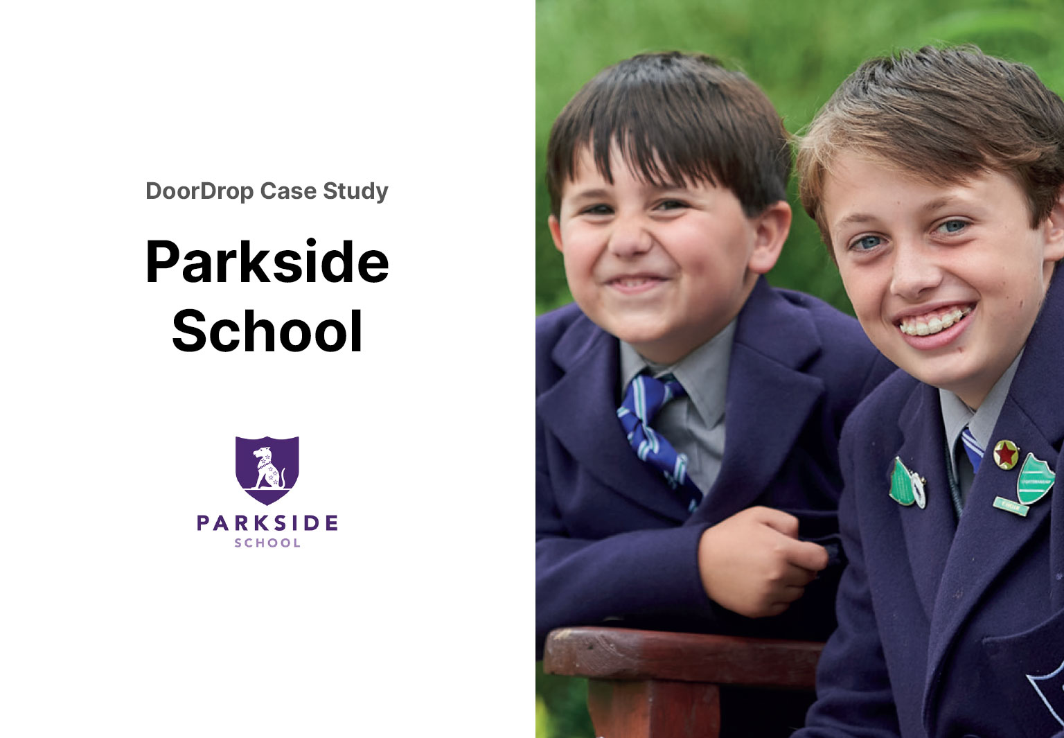 Parkside School - Door Drop Case Study - Clone Media